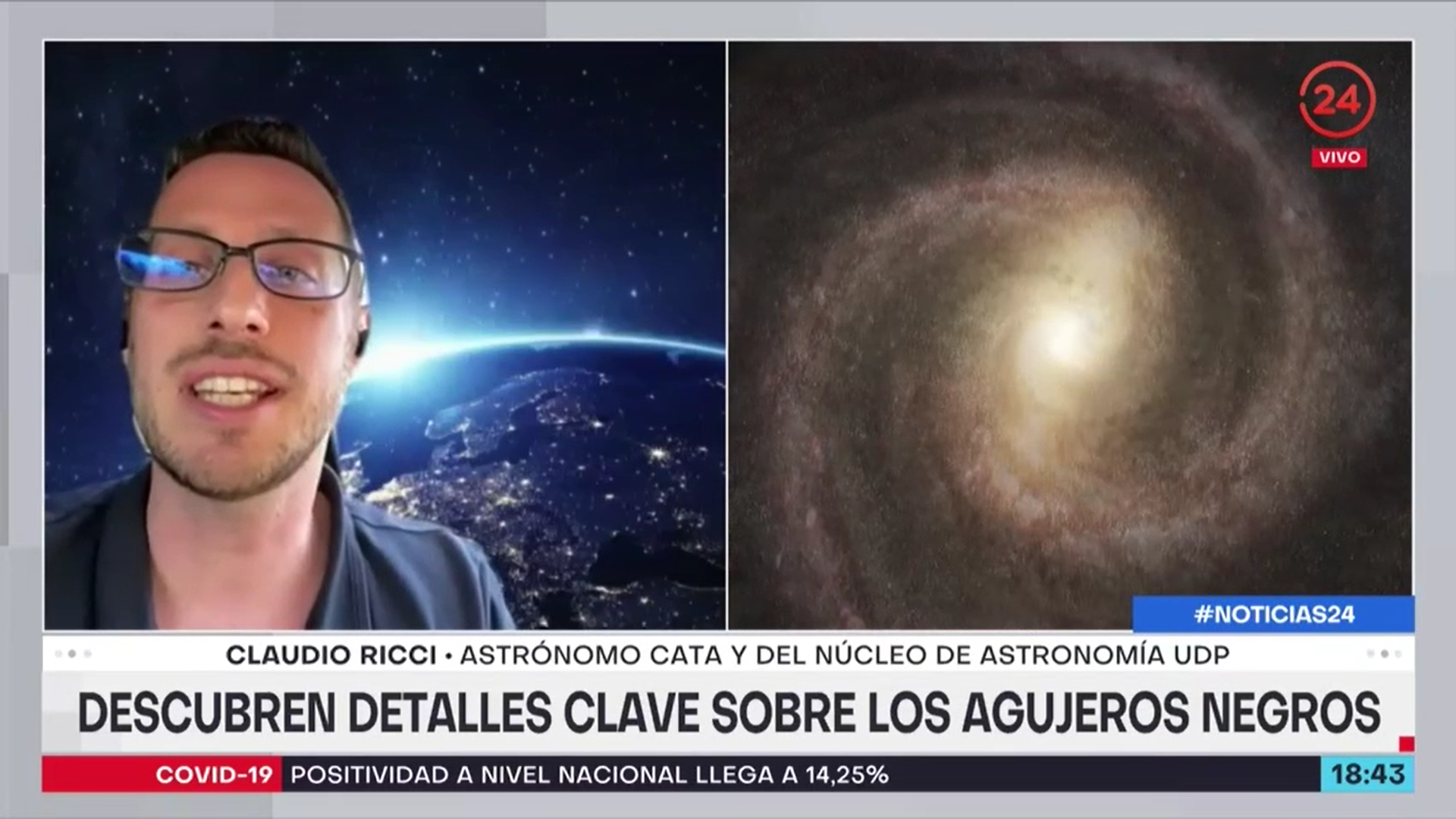 Descubren detalles clave sobre los agujeros negros, comenta Claudio ...