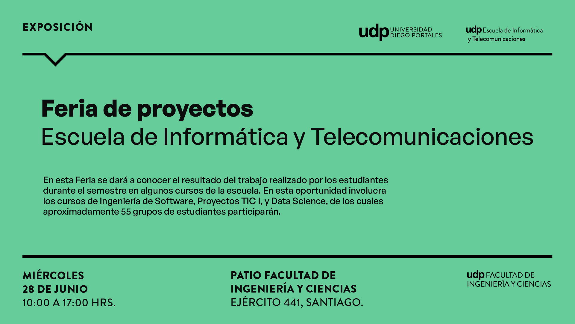Feria de proyectos Escuela de Informática y Telecomunicaciones UDP ...