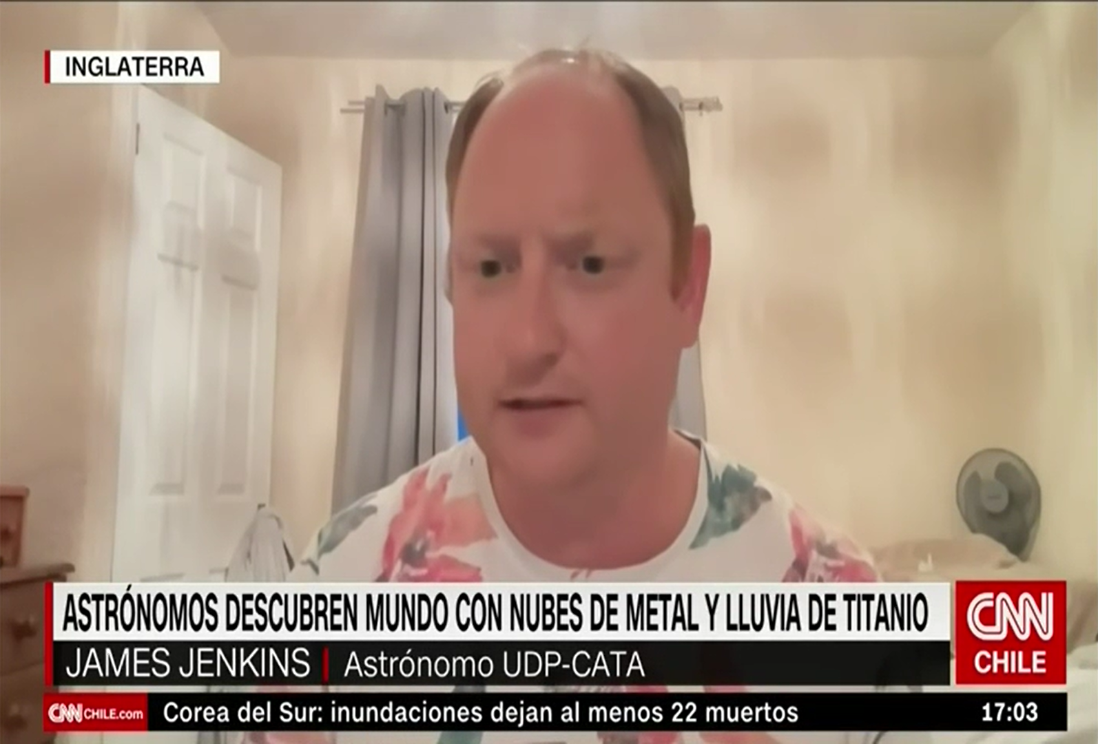 Entrevista a James Jenkins: Astrónomos descubren mundo con nubes de ...