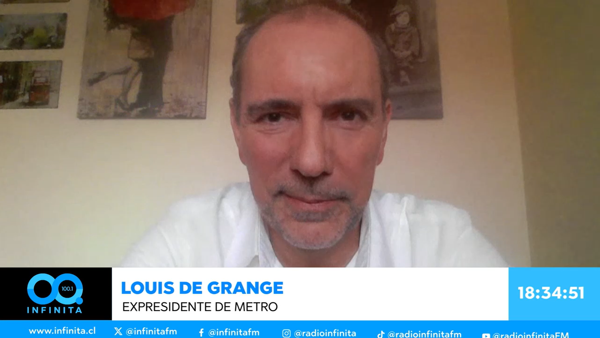 Entrevista a Louis de Grange sobre nuevo aniversario del 18-O: “El alza ...
